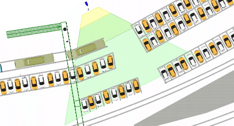 Parquery provides camera view simulations for every new project