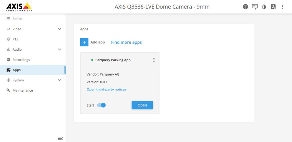 Axis cameras with Parquery inside: digital parking management made easy
